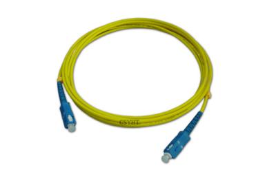 China Fiber optic patch cord SC/UPC fiber optic patch cord conveniently connected to CATV, FTTX GPON Telecommunications for sale