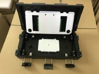 China Fiber optic inline closure with 1x8 PLC splitter FTTH Telecom Aerial 12core Fiber Optic Closure PLC Splitter for sale
