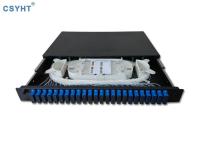 China 1U 19'' Rack Mount 24 Ports FTTH Fiber OPTIC Patch Panel Drawer PANEL for sale