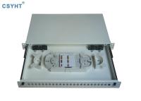 China Standard 1U 19'' Rack Mount SC 24 Ports FTTH Fiber Optic Patch Panel Optical Drawer for sale