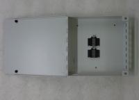 China Metal Indoor and Outdoor Fiber Distribution Box wall Mounted 8 Ports FTTH Fiber Optic Terminal Box for sale