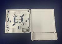 China IP32 FTTX 2 SC Fiber Optic Faceplate Optical Rosette FTTH Wall Socket for sale