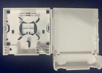 China IP32 FTTX 2 SC Fiber Optic Faceplate Optical Rosette FTTH Wall Socket for sale