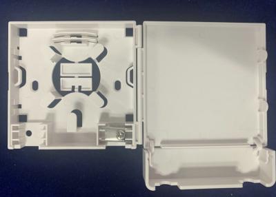 China IP32 FTTX 2 SC Fiber Optic Faceplate Optical Rosette FTTH Wall Socket for sale