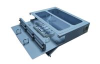 China 48f 2U ARS2RU Fiber Optic Patch Panel Aluminum Rack Mounted for sale