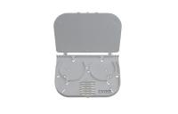 China 30mm Bending 12F ABS Plastic FTTH Splice Tray R008 FTTB FTTX Network for sale