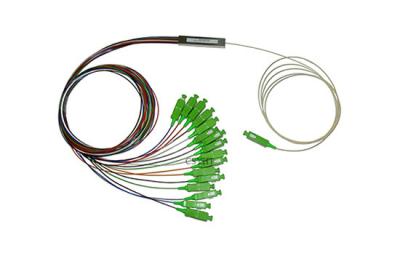 China EPON GPON BPON FTTX FTTH PLC Splitter 1x16 Passive Network 0.9mm Cable for sale