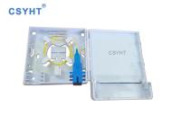 China 2 SC G015 FTTH Fiber Optic Terminal Box 86.3x110.6x23mm MM SM for sale