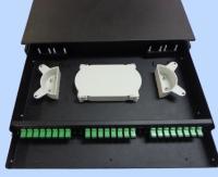 China 24 48 Core Fiber Optic Patch Panel SC FC LC ST Rack Mount ODF Distribution Box for sale