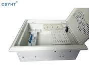 China FTTH Soho Box Indoor Wallmount Fiber Optic Information Box with ONU box and Telephone Splitter for Home Use for sale