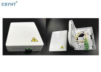 China MM SM 4c ABS FTTH Termination Box 2 SC LC Duplex Iso9001 Wall Mounted for sale