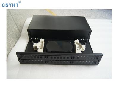 China 72FO SC Duplex Fiber Optic Patch Panel With APL Adapter Plate for sale
