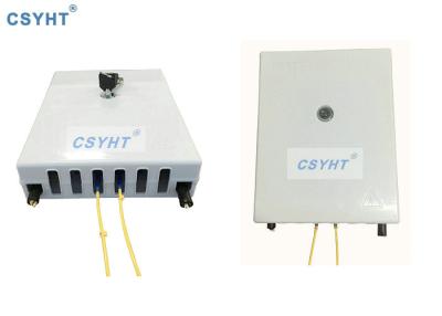 China Two Modules 24 SC FTTH Distribution Box Fiber Optic Splitter Box ISO for sale