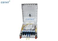 China Two Modules 24 SC FTTH Distribution Box Fiber Optic Splitter Box ISO for sale