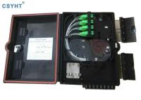 China Rainfall Resistant 16FO Ftth Terminal Box 8 LC Fiber Optic Enclosures for sale