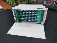 China 96 SC Electrostatic Fiber Optic Patch Panel ODF Cold Roll Steel FTTB With Modular for sale