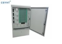 China 288 Core Fiber Optic Cabinet Outdoor Floor Stand SC Simplex UPC APC for sale