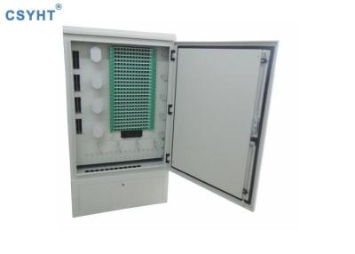 China 288 Core Fiber Optic Cabinet Outdoor Floor Stand SC Simplex UPC APC for sale