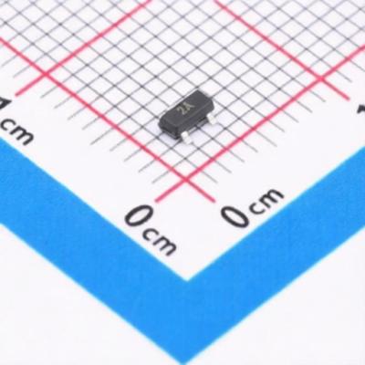 China surface mount PNP transistor amsem MMBT3906 with 200 milliwatts power dissipation and RoHS compliance for sale