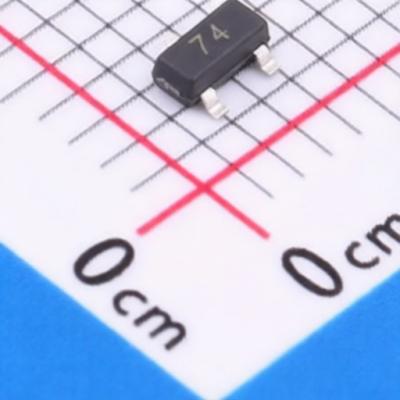 China Small Surface Mount Dual Schottky Diode amsem BAS70-04 with Low Current Leakage and High Conductance for sale