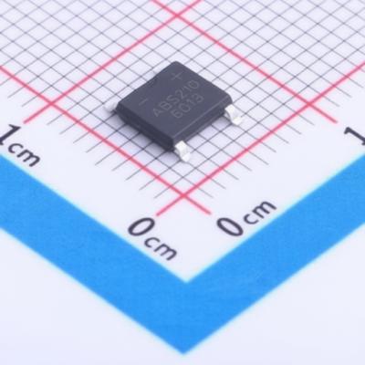 China Surface mount bridge rectifier BLUE ROCKET ABS210 with halogen free design and 2 amp forward current rating for sale