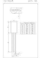 China NPN transistor BLUE ROCKET 2CS2383-Y featuring high VCEO in TO-92LM plastic package for sound output for sale
