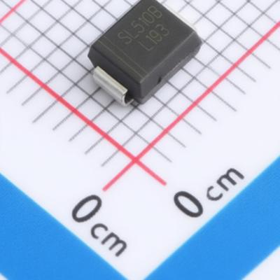 China Surface Mount Schottky Rectifier BLUE ROCKET SSL510B with 100 Volt Maximum DC Blocking Voltage Rating for sale