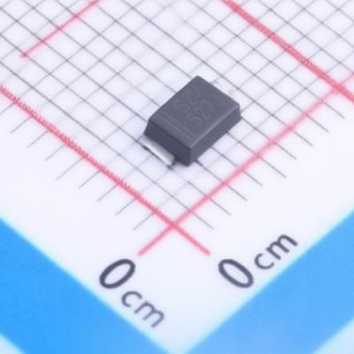 China Surface Mount Silicon Rectifiers BLUE ROCKET S2MF Series with Reverse Voltage Range up to 1000 Volts for sale