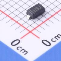 China SOD123 Plastic Package Schottky Diode BLUE ROCKET B5817W Halogen Free with Low Forward Voltage Drop for sale