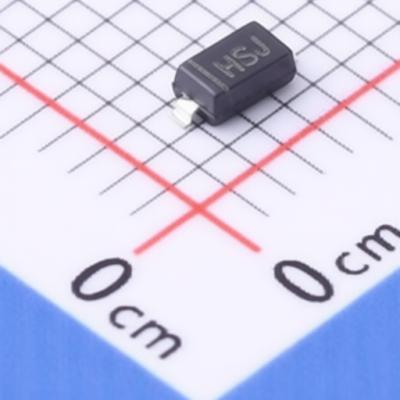 China SOD123 Plastic Package Schottky Diode BLUE ROCKET B5817W Halogen Free with Low Forward Voltage Drop for sale