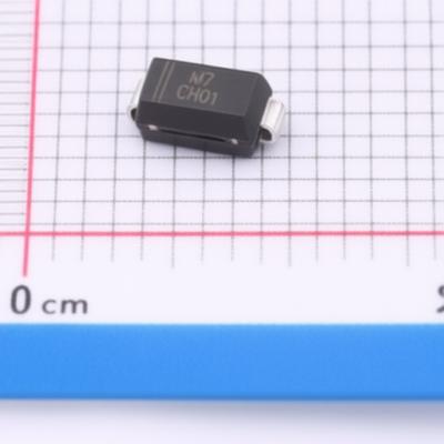 China Surface Mount Silicon Rectifier BLUE ROCKET M7 with 1000V Peak Reverse Voltage and Easy Assembly Features for sale