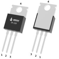 China N channel MOSFET BLUE ROCKET BRCS055N08SHRA Suitable for Boost Converters and Industrial Electronics for sale