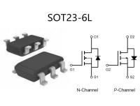 China 20V Complementary Enhancement Mode MOSFET BORN BM4608B Featuring N Channel and P Channel Load Switch for sale