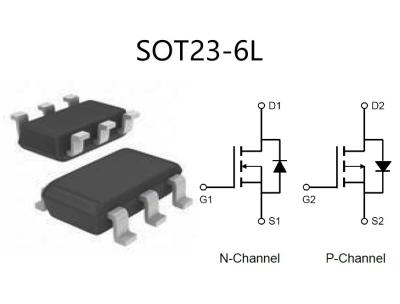 China 20V Complementary Enhancement Mode MOSFET BORN BM4608B Featuring N Channel and P Channel Load Switch for sale