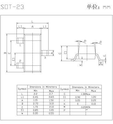 China SOT 23 Package N Channel MOSFET with High Reliability and Sensitive Gate Trigger BLUE ROCKET BR2N7002LK2Q for sale