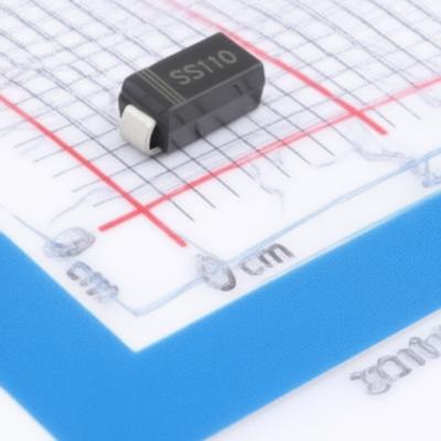 China Surface Mount Schottky Rectifier CBI SS110 with Tin Plated Leads and High Forward Surge Capability for sale