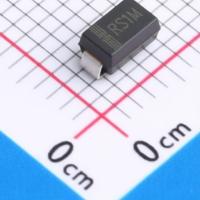 China Low reverse leakage diode ChipNobo RS1M with solder plated terminals and cathode marked by color band for sale
