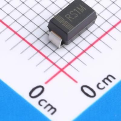 China Low reverse leakage diode ChipNobo RS1M with solder plated terminals and cathode marked by color band for sale
