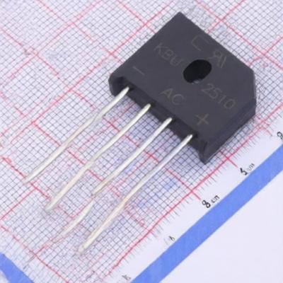 China Silicon Bridge Rectifier Comchip KBU2510-G with 25 Amp Forward Current and 1000 Volt Reverse Voltage for sale