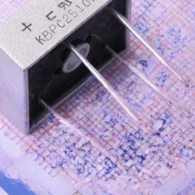 China 25 Amp 1000 Volt Silicon Bridge Rectifier Comchip KBPC2510W-G for Single Phase Half Wave Circuits for sale