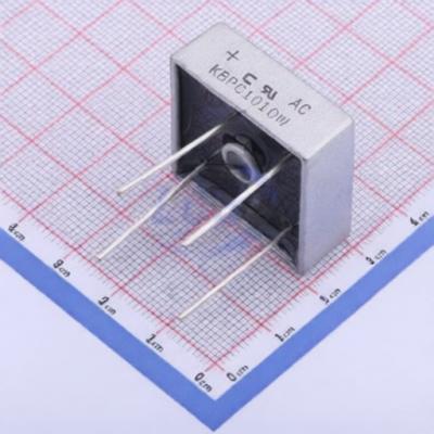 China Silicon Bridge Rectifier Comchip KBPC1010W-G Single Phase Half Wave Rectifier with 10 Amp Forward Current for sale