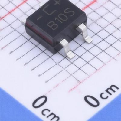China Comchip B10S-G SMD Bridge Rectifier with 1000V Peak Reverse Voltage and Molded Plastic Construction for sale