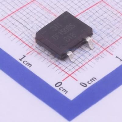 China Surface Mount Glass Passivated Bridge Rectifier DIODES DF1508S-T with 1.5A Current and Lead Free Finish for sale