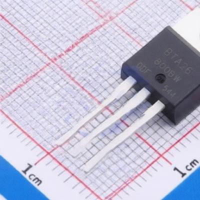 China Power control TRIAC DDF BTA26-800BW-TO-220 with 50A per microsecond rate of rise of on state current for sale