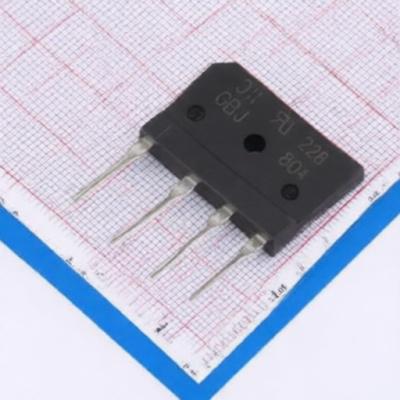 China High dielectric strength bridge rectifier DIODES GBJ804-F designed for robust electronic applications for sale