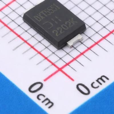 China 160V NPN Transistor Diodes DXT5551P5-13 PowerDI5 Package Molded Plastic Green Molding Compound Device for sale