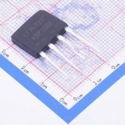 China glass passivated bridge rectifier DIODES S-KBP208G-TU-LT with 2 ampere forward current and 1000 volt reverse voltage for sale