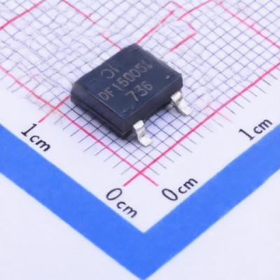 China Lead free RoHS compliant surface mount bridge rectifier DIODES DF15005S-T with 50A peak surge current rating for sale
