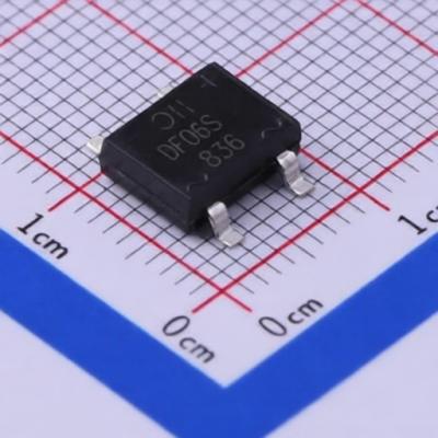 China Glass Passivated Bridge Rectifier DIODES DF06S-T Featuring Low Forward Voltage Drop And Halogen Free for sale