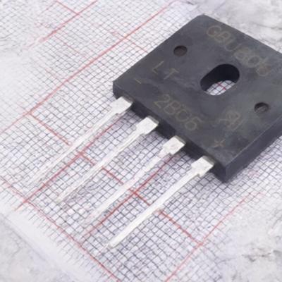 China performance DIODES GBU808 HF glass passivated bridge rectifier with UL flammability classification 94V 0 for sale
